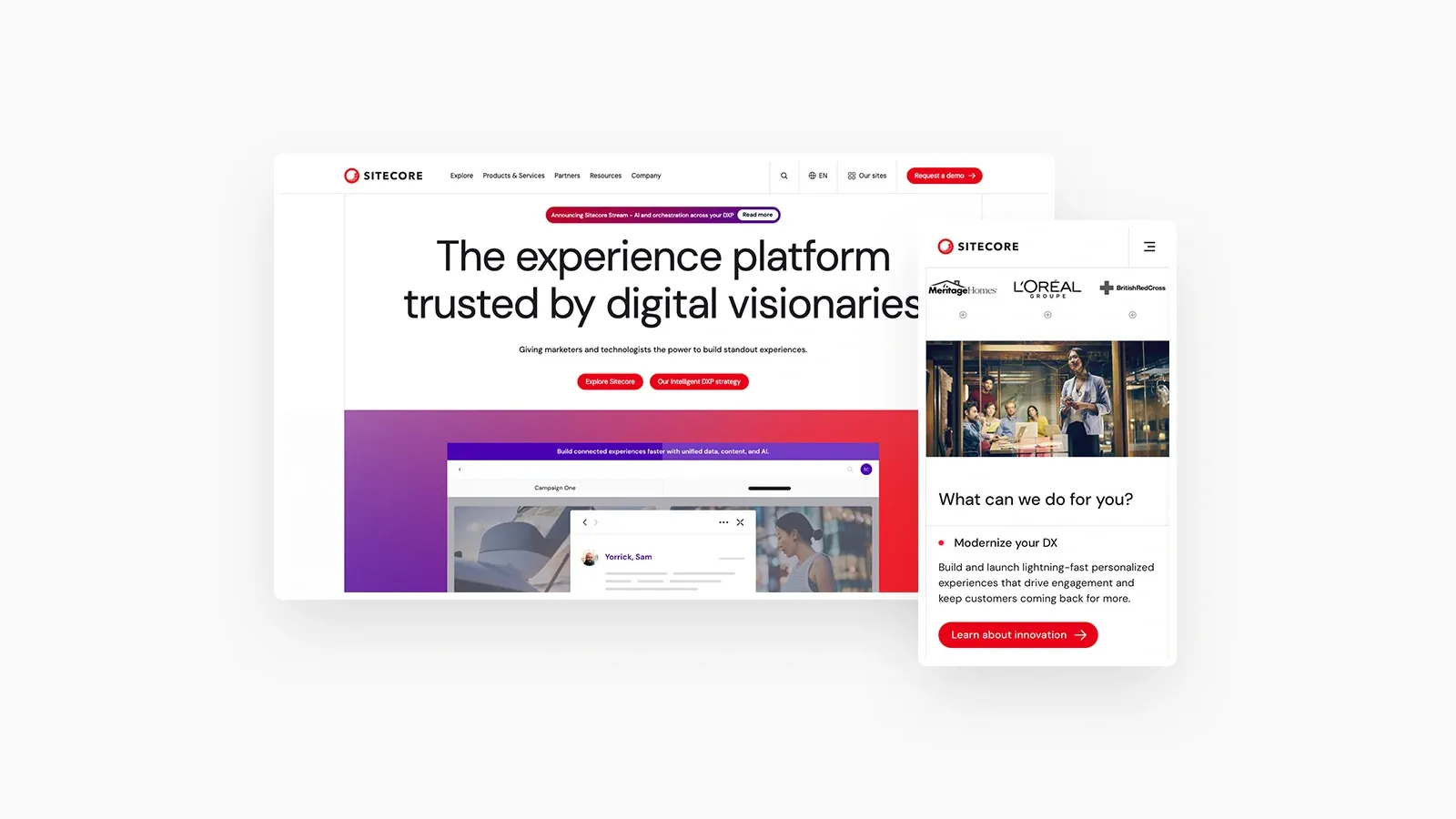 Sitecore.com Rebuild: Composable SaaS Stack for Speed & Engagement | Sitecore