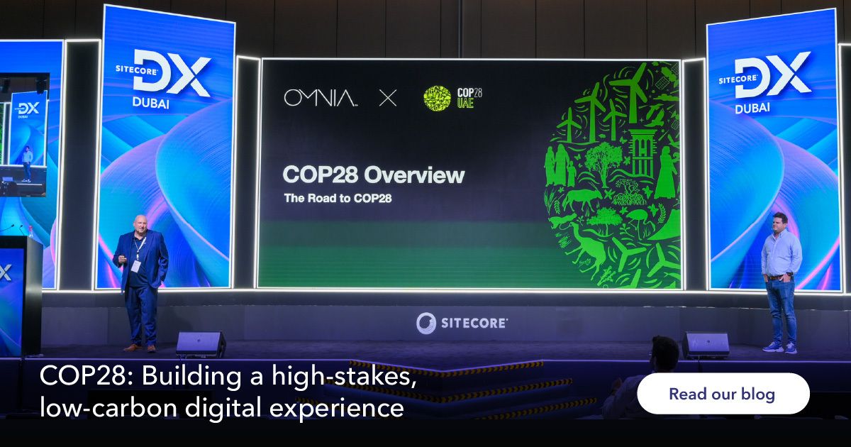 COP28: Building a high-stakes, low-carbon digital experience