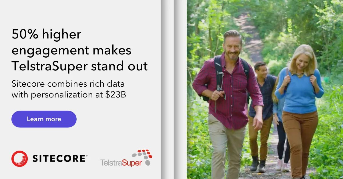 50% higher engagement makes TelstraSuper stand out in the market